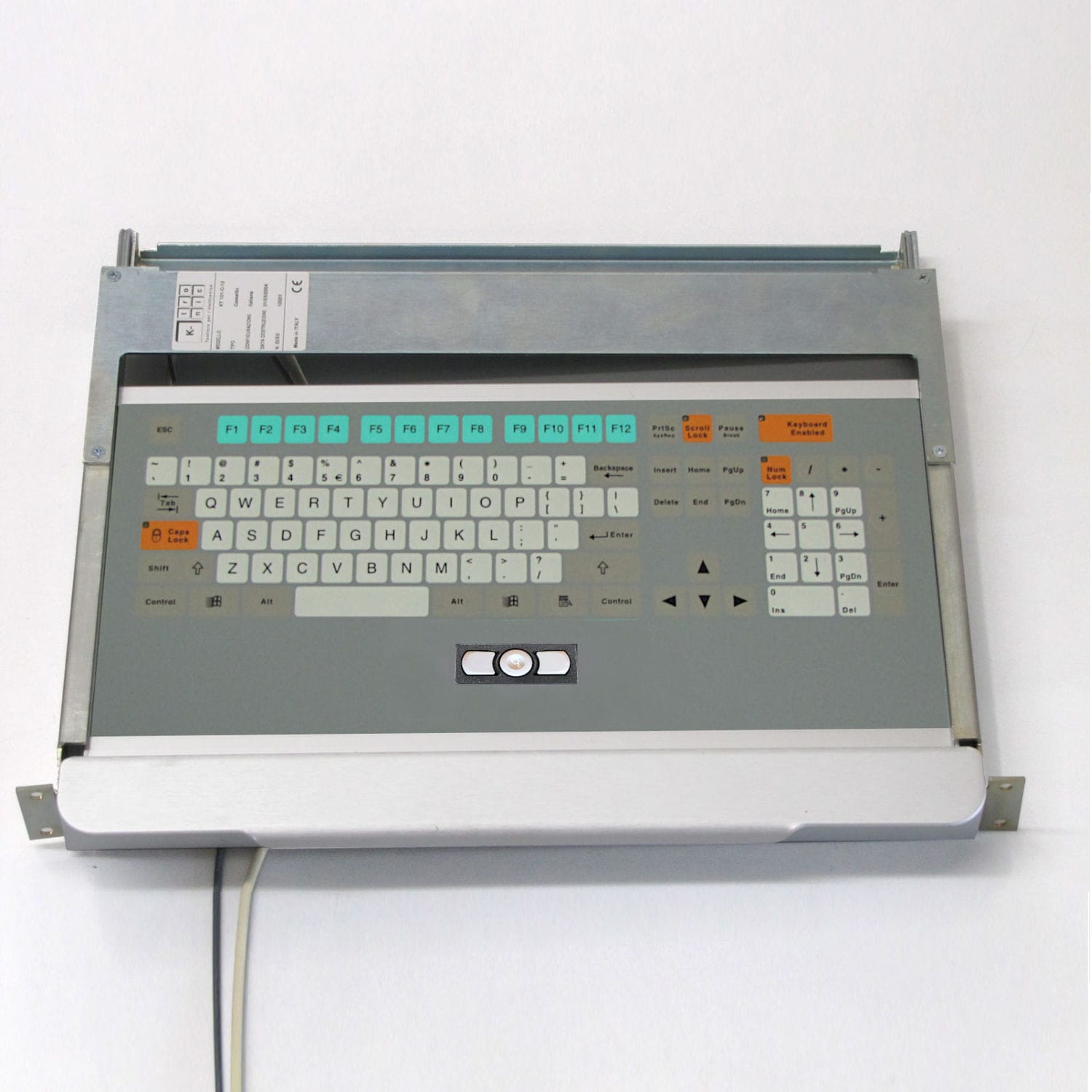 Teclado montado en rack-cajón - KT-105-C-21 - k-tronic S.r.l. - de ...