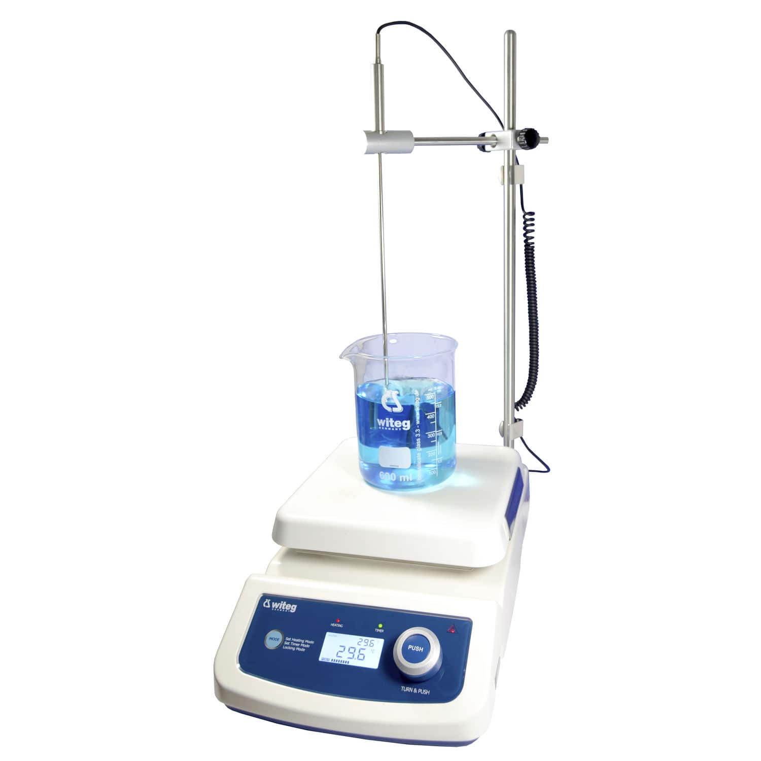 Placa calefactora de laboratorio - DH.WHP Series - WITEG Labortechnik ...