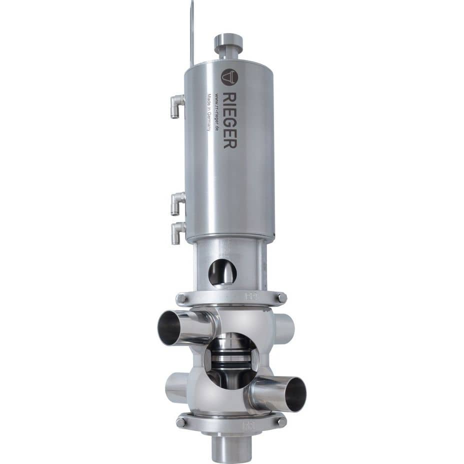 Válvula de doble asiento - N1 - Gebr. Rieger GmbH + Co. KG - neumática ...