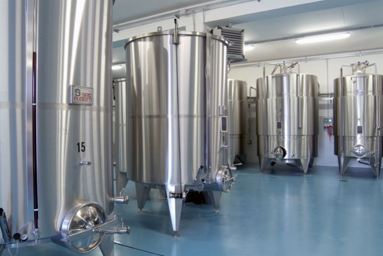 Cuba de almacenaje / de fermentación / para vino / de acero inoxidable - DELLA TOFFOLA GROUP