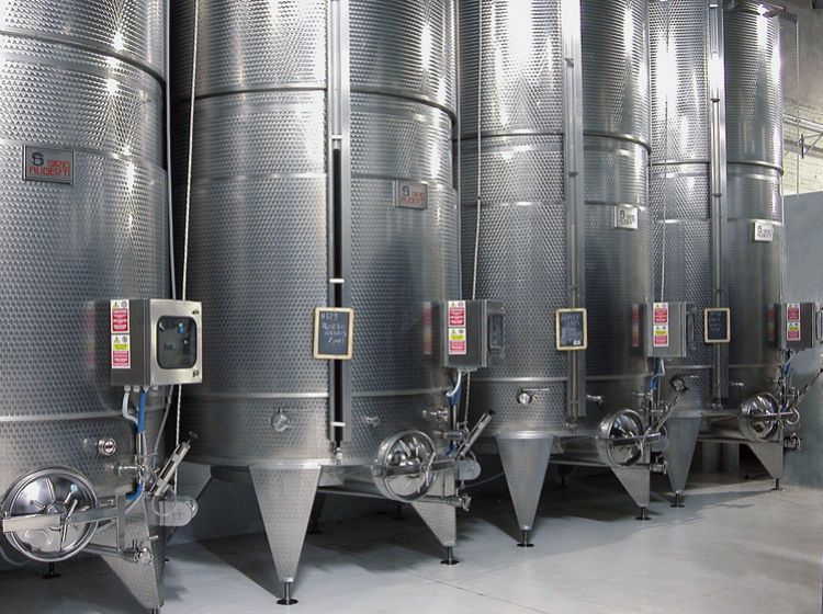 Cuba de almacenaje / de fermentación / para vino / de acero inoxidable - DELLA TOFFOLA GROUP