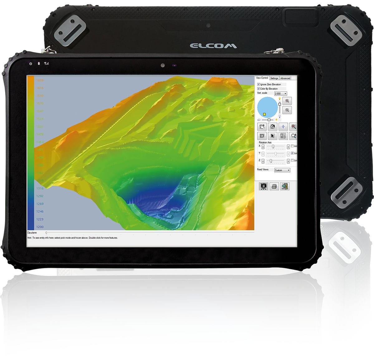 Tablet reforzada - Uniq Tablet II - ELCOM - Windows 10 / Windows 11 ...