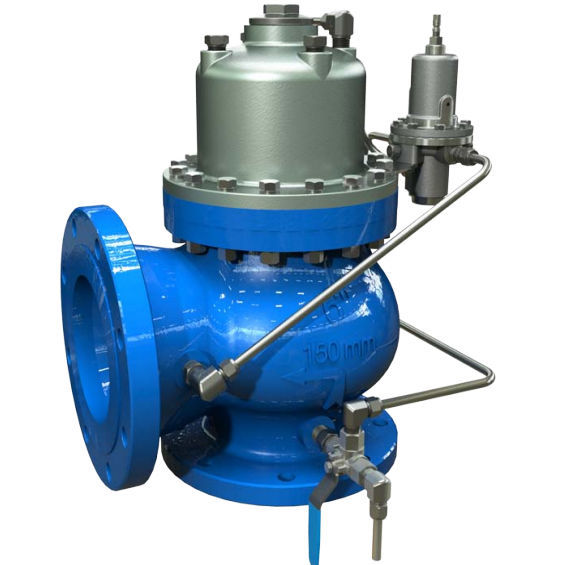 Válvula de alivio para agua - WW-83Q - BERMAD CS Ltd - de alta presión / con control hidráulico ...