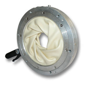 Válvula de diafragma en iris / manual / de regulación / para productos ...