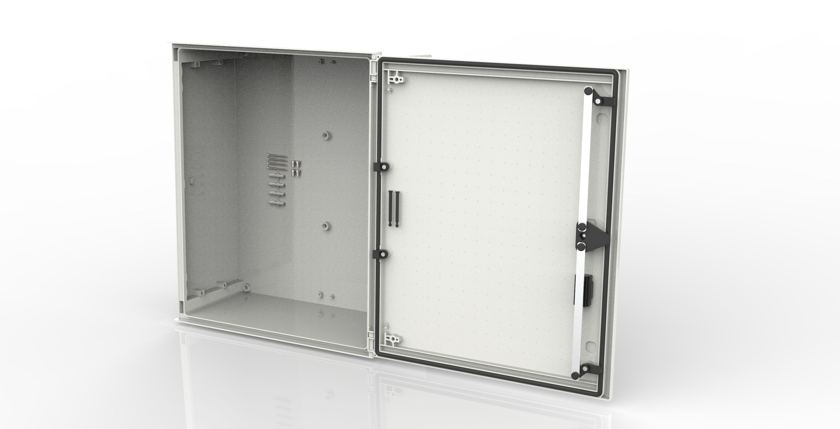 Armario eléctrico de distribución - BRES-65-3L-DC - SAFYBOX - GRP / de ...