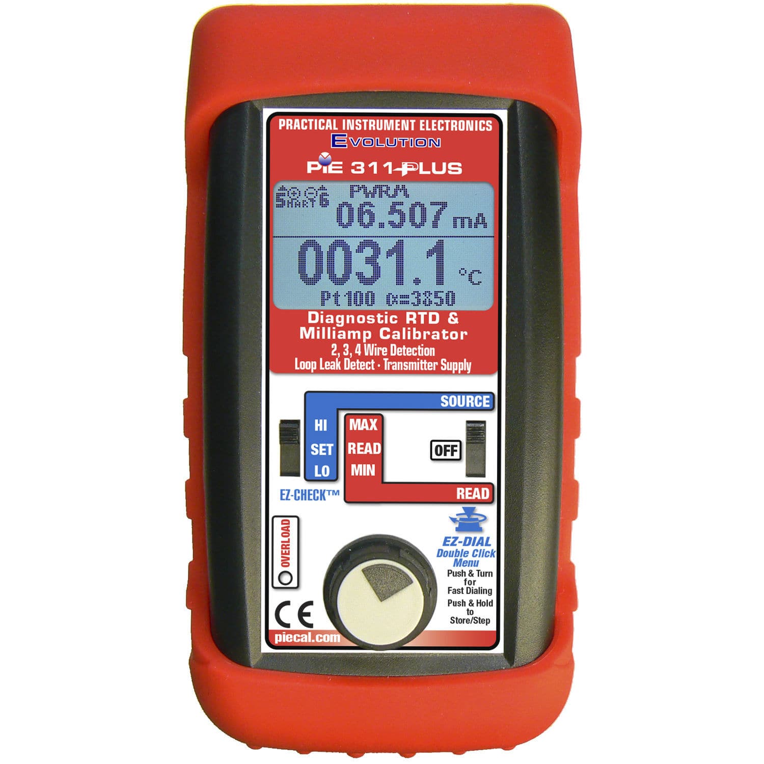 Calibrador para sensor RTD - PIE 311Plus - PIE - Pratical Instrument ...