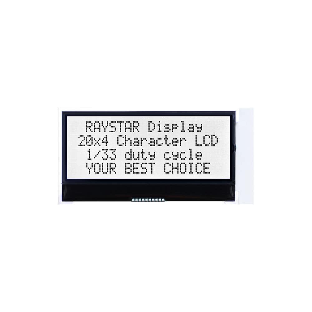 Visualizador LCD - RX2004B - Raystar Optronics, Inc. - 20 x 4 / de 4 ...