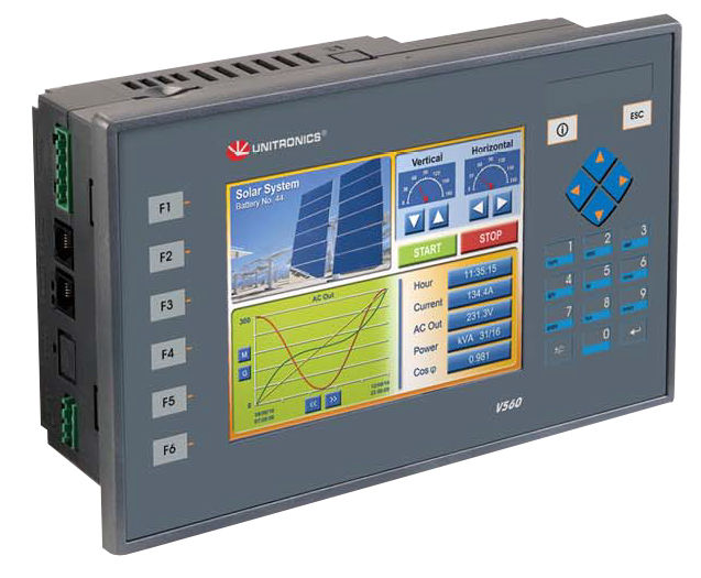 Autómata programable embarcado - 5.7" | Vision560™ series - Unitronics - con E/S integradas ...