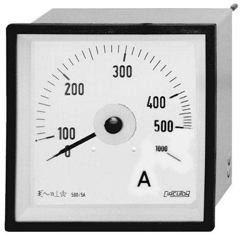 Amperímetro AC / analógico / montado en panel - EC-A series - CIRCUTOR