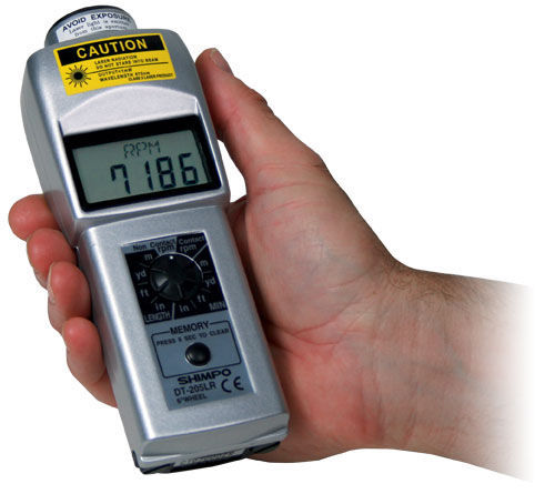 Tacómetro con contacto - DT-205LR-S12 - Nidec-SHIMPO - sin contacto ...