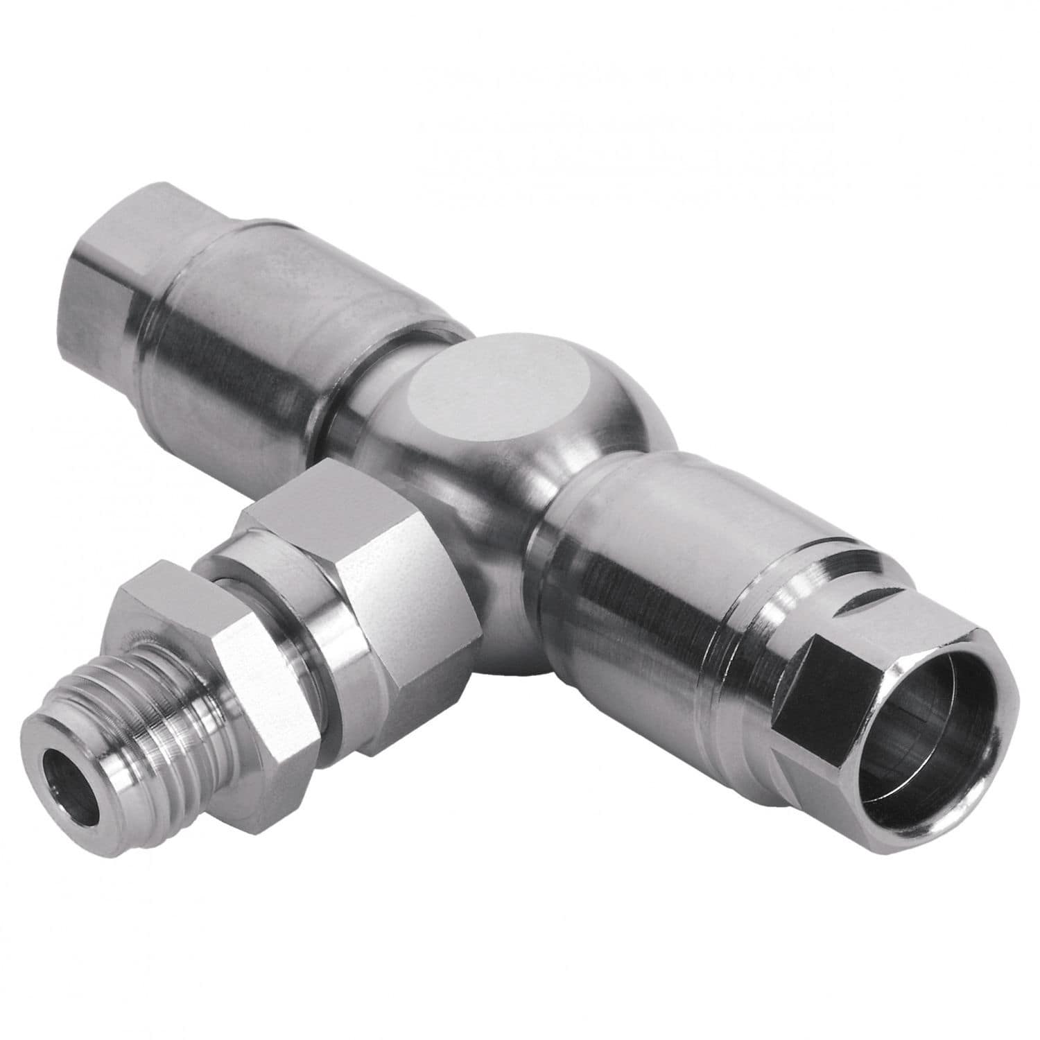 Racor neumático - 1662 - EISELE GmbH - roscado / en T / de acero inoxidable