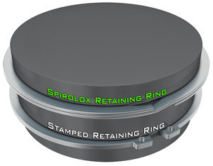 Anillo de retención métrico - Spirolox® EH, ES series - Smalley - para ...