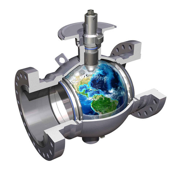 Válvula totalmente soldada - T30 - CAMERON - de bola / con volante ...