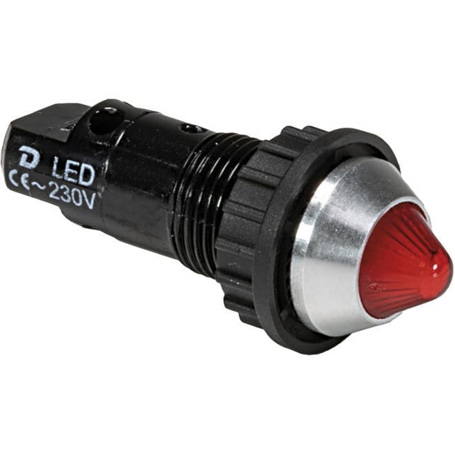 Indicador luminoso LED - D-301 - DELECSA - montado en panel / IP65 / AC/DC