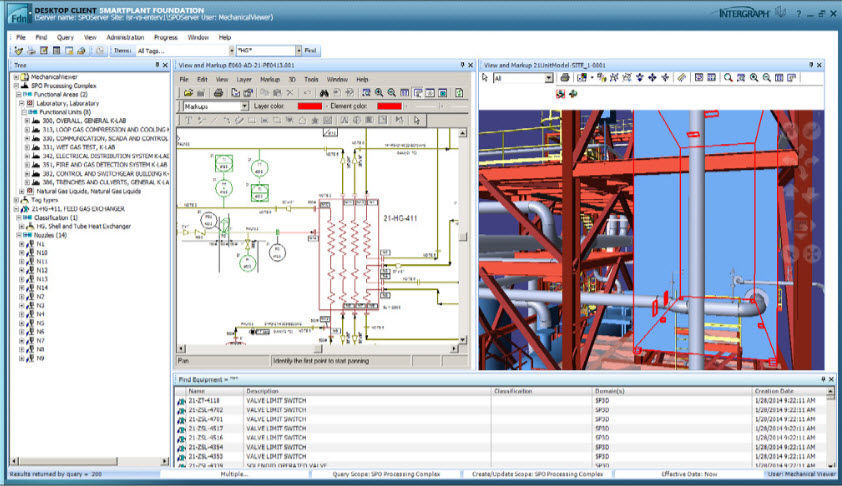 Software de ingeniería / de diseño / de visualización / de gestión - SmartPlant® Foundation ...