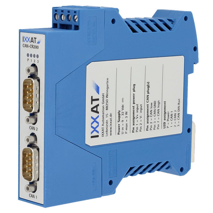 Repetidor de red - CAN-CR200 - IXXAT Automation - para bus CAN