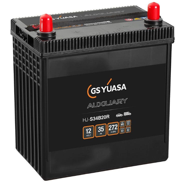 Batería AGM - HJ-S34B20R - GS Yuasa - bloque / 12 V / para vehículo eléctrico