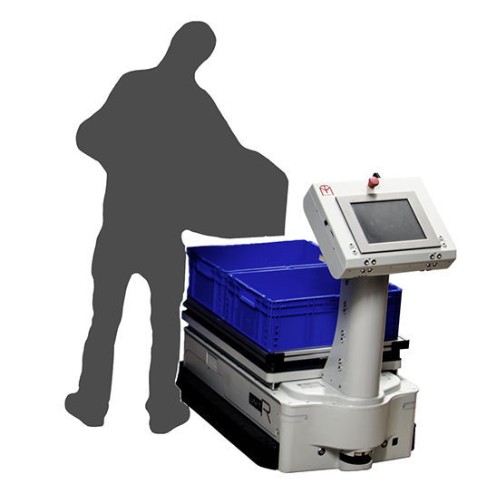 Vehículo de guiado automático de manipulación / de carga / de descarga ...