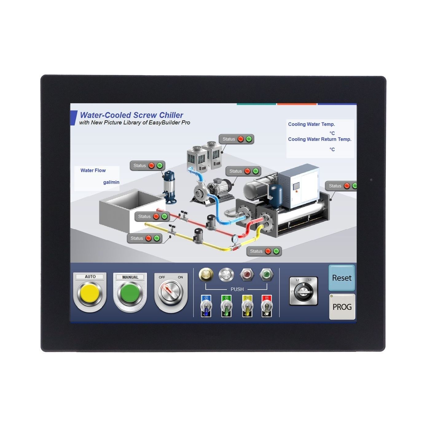 HMI con pantalla táctil resistiva - cMT2158X - Maple Systems ...