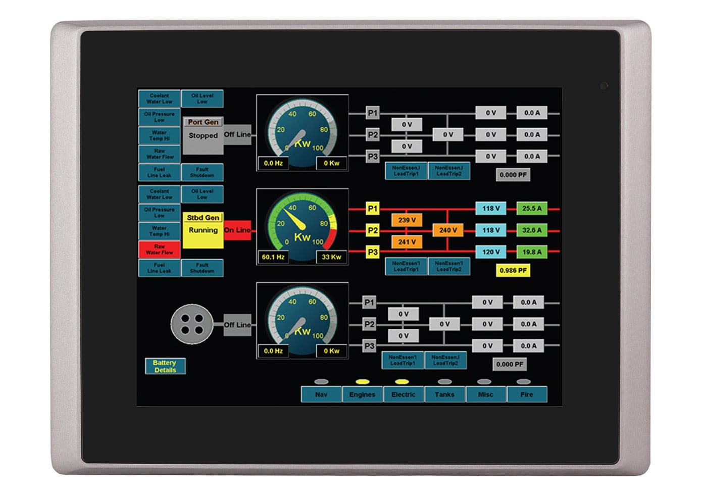 Panel PC de LCD - OMI6808B - Maple Systems - táctil / 8" / 800 x 600