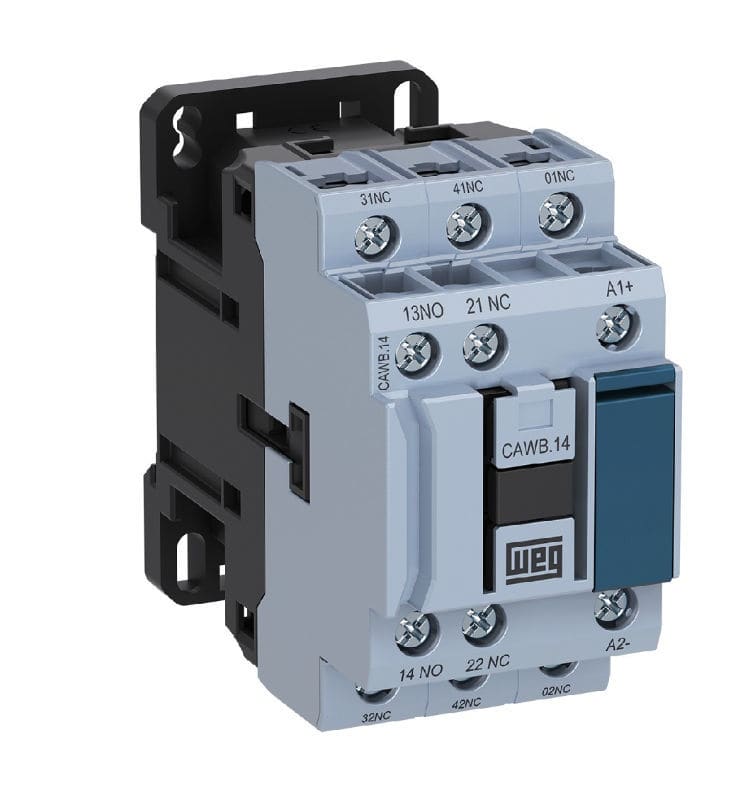 Contactor de motor - CAWB - WEG Gear Systems GmbH - auxiliar / en riel DIN