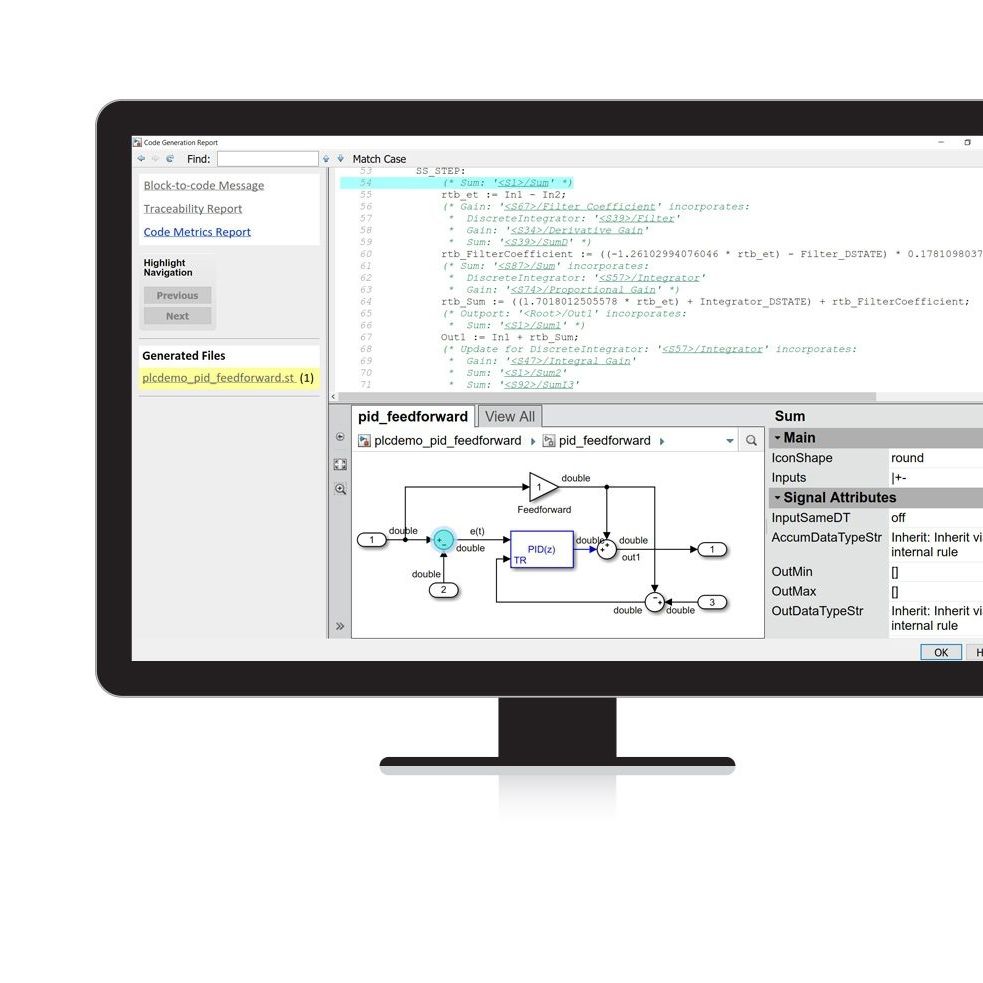 Software de simulación - Simulink PLC Coder™ - The MathWorks - de autómata programable