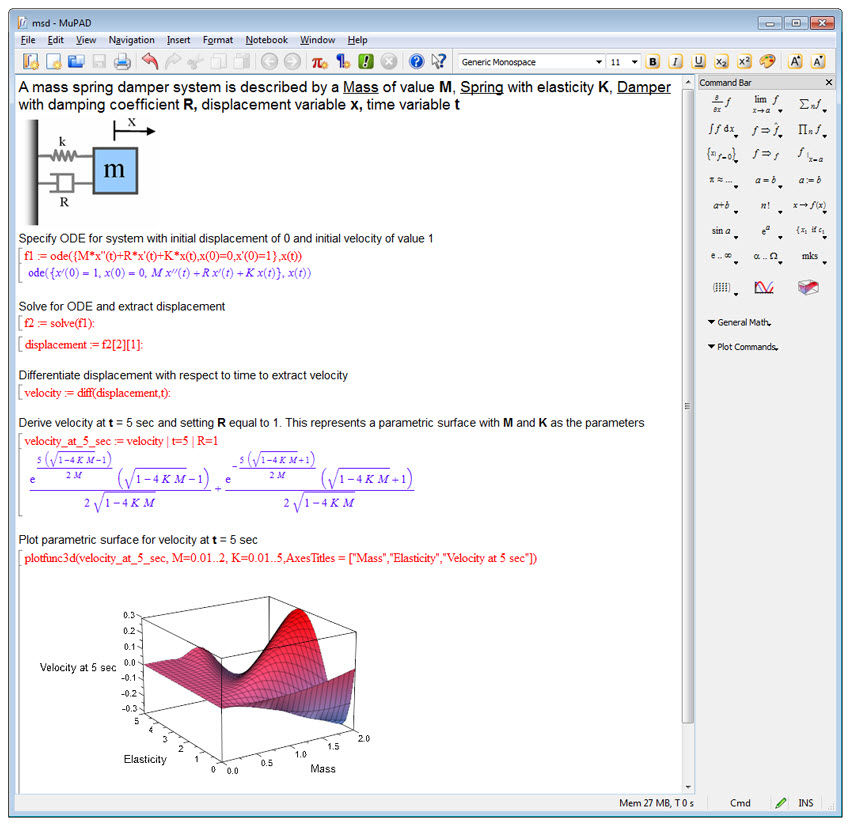 Software de optimización - Symbolic Math Toolbox™ - The MathWorks - de ...