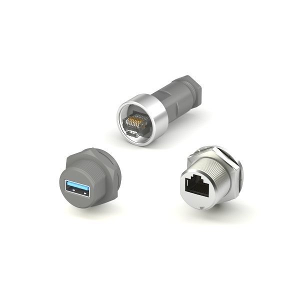 Conector de datos - SD series - ADAM tech - RJ45 / USB / HDMI