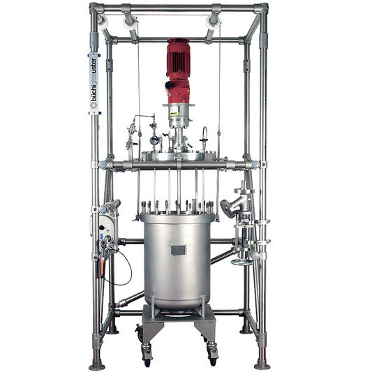 Reactor de depósito agitado - pilotclave - Buchiglas (Büchi AG)-Reactor ...
