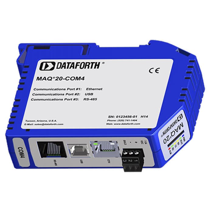 Módulo de comunicación Ethernet - MAQ20-COM4 - Dataforth Corporation - USB / RS-485 / Modbus RTU