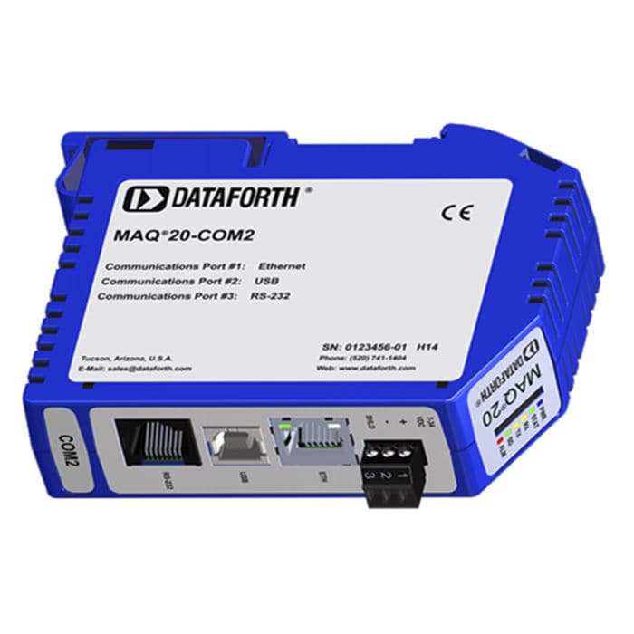 Módulo de comunicación Ethernet - MAQ20-COM2 - Dataforth Corporation - USB / RS-232 / Modbus RTU