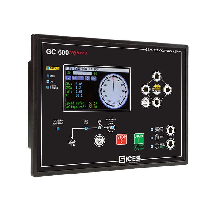 Controlador para grupo electrógeno DNV - GC 600 Neptune - S.I.C.E.S. - para aplicaciones marinas