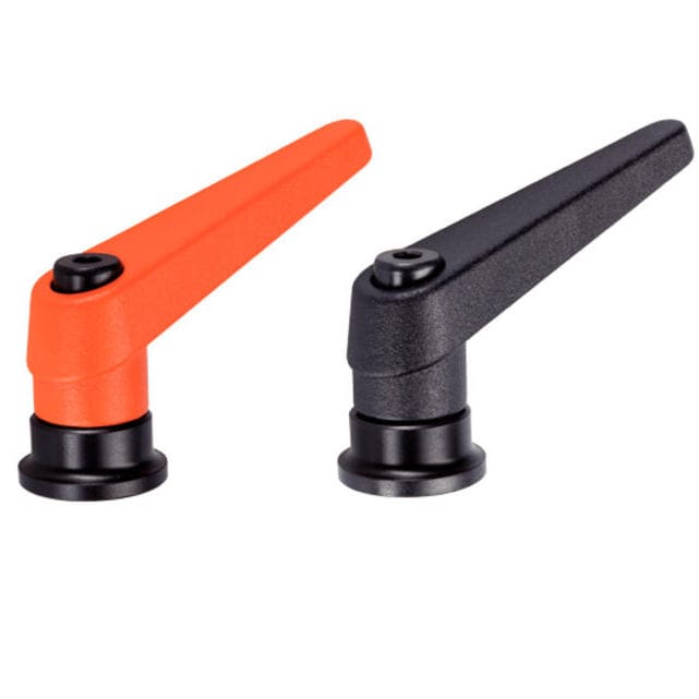 Palanca de agarre de acero - EH 24420. series - HALDER France - regulables / con inserto roscado