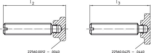 Tornillo de sujeción con pivote opresor - EH 22540 - HALDER France