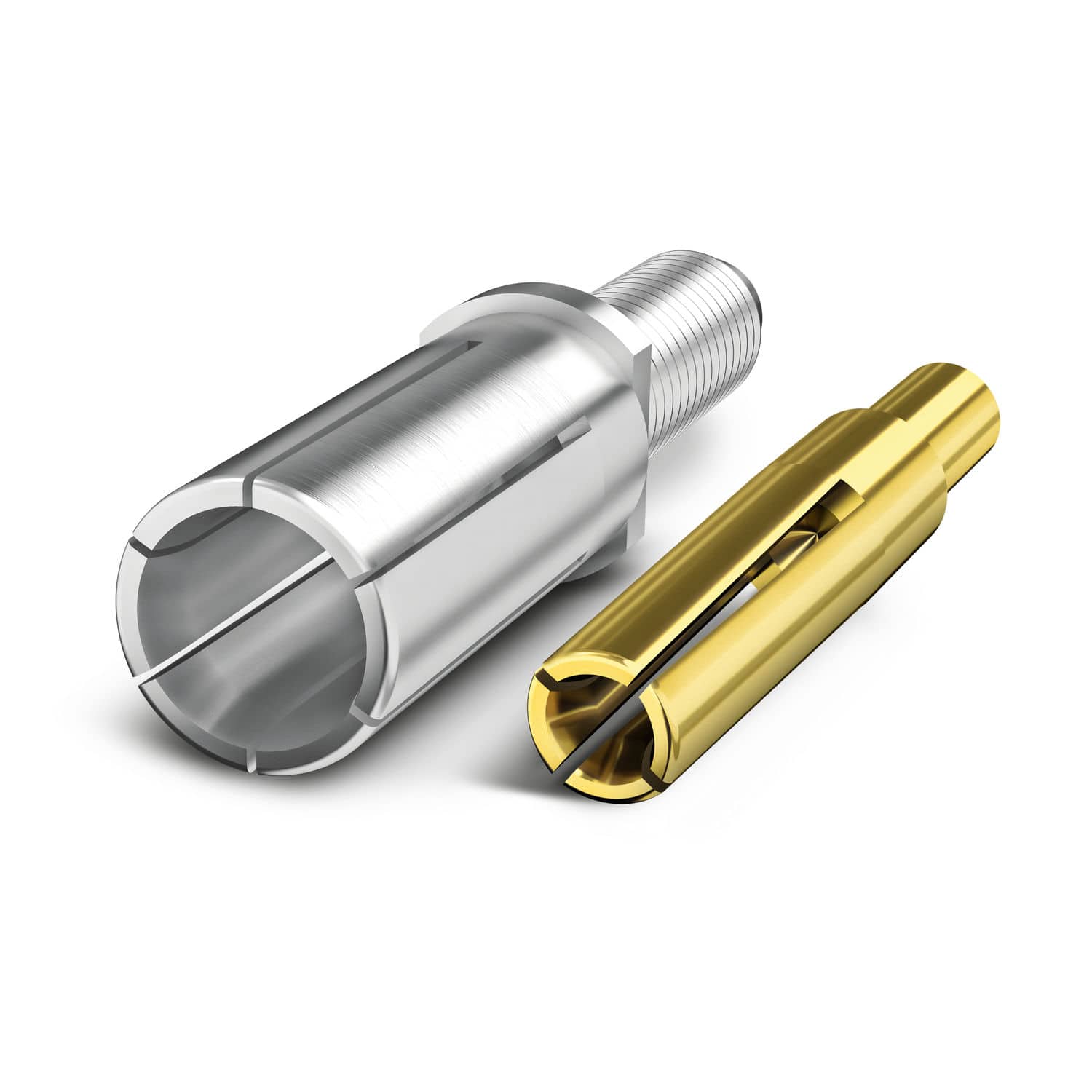 Contacto eléctrico ranurado - ODU TURNTAC® - ODU GmbH & Co. KG - de metal