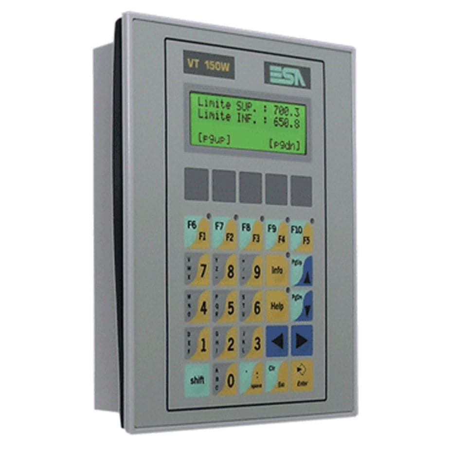 Terminal de operador con teclado - VT150 - ESA elettronica - empotrable ...