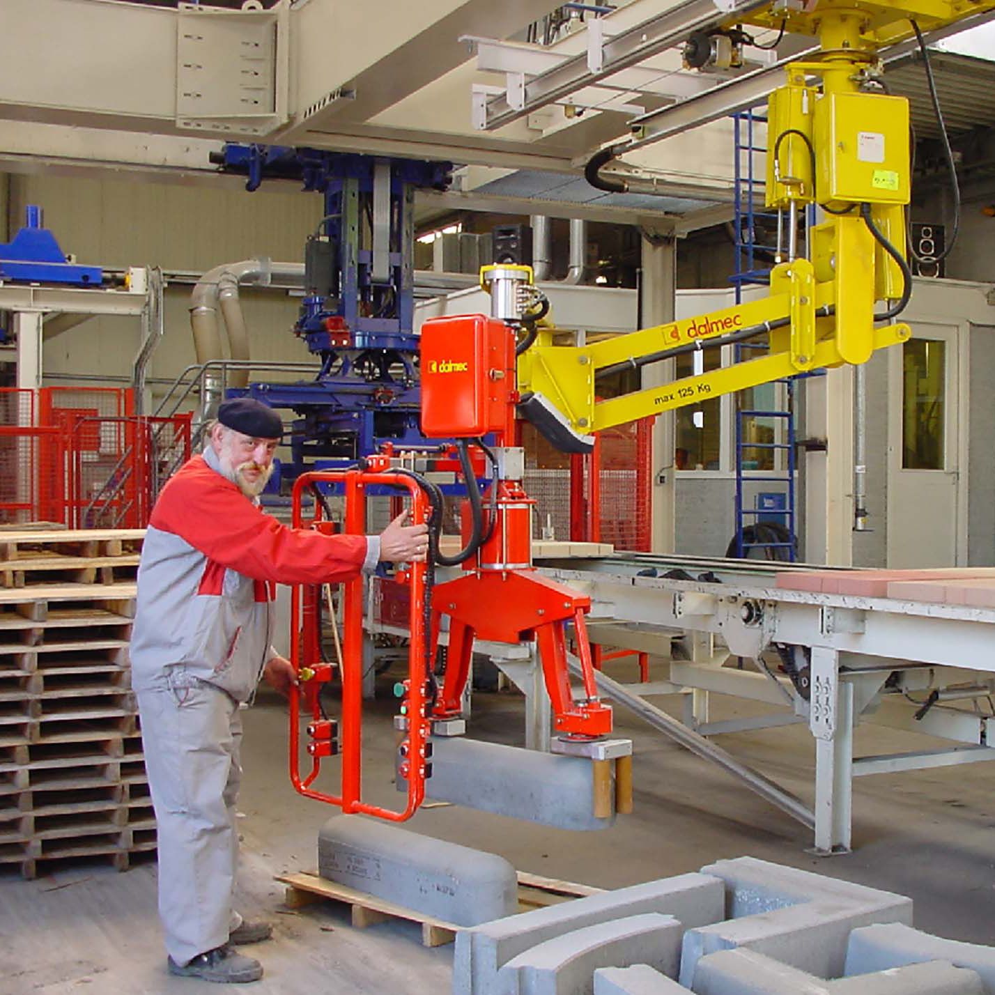 Manipulador Neumático Dalmec Con Asidero Para Material De Construcción De Manipulación 