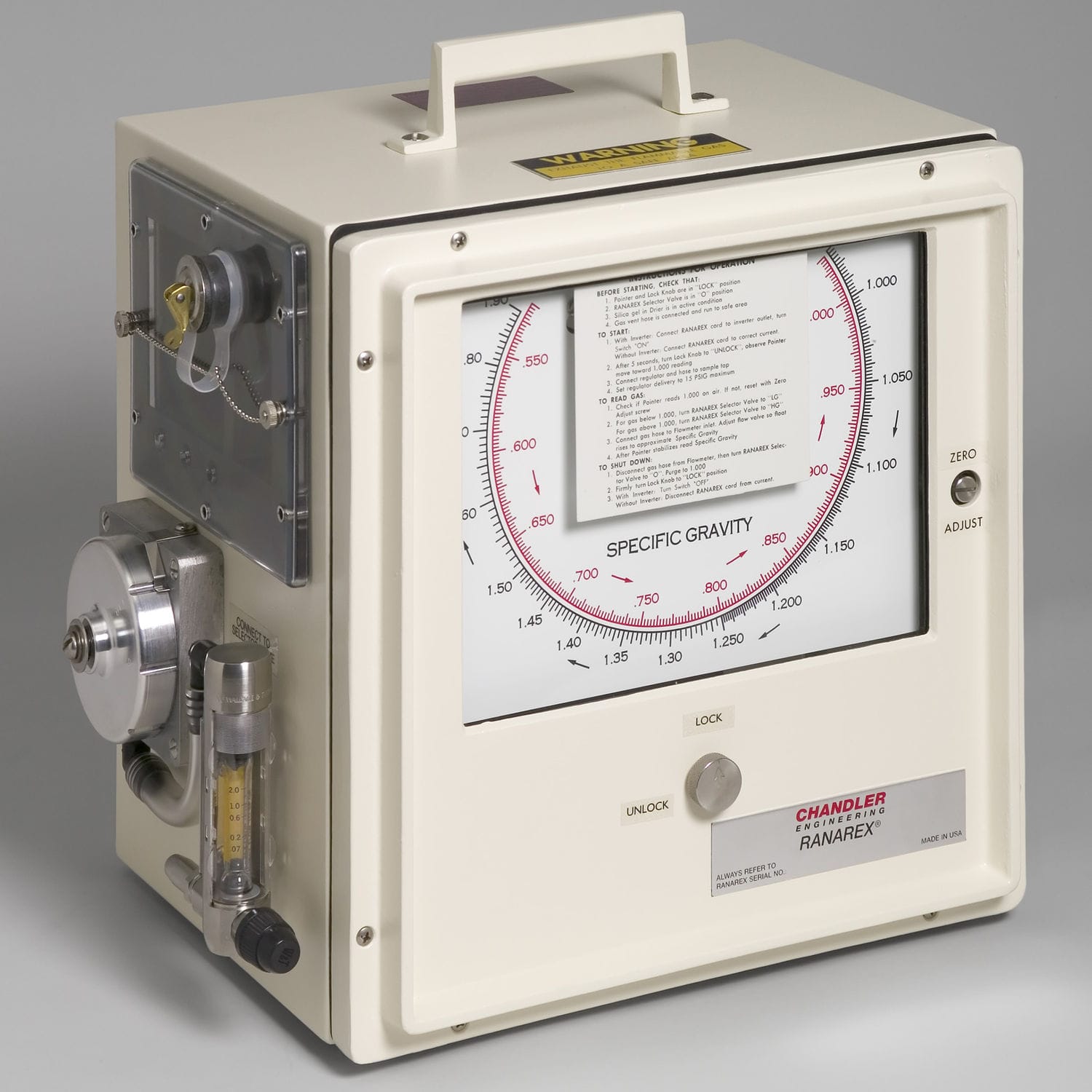 Densímetro portátil - Ranarex™ - AMETEK Process Instruments - para gas