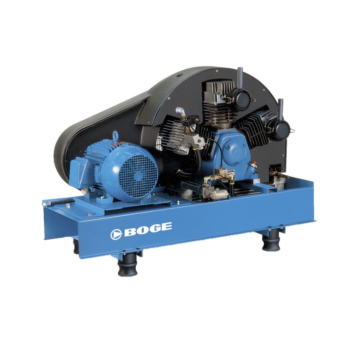 Compresor alternativo - SR series - BOGE - de aire / con motor ...