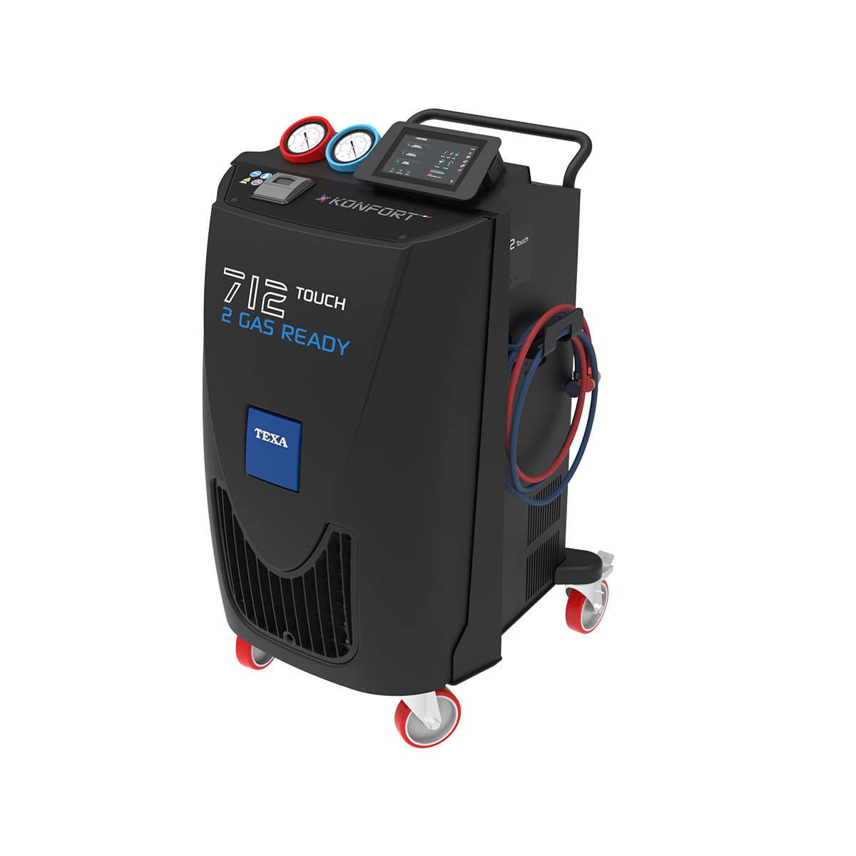 Estación de recarga de aire acondicionado R1234yf - KONFORT 712 TOUCH ...