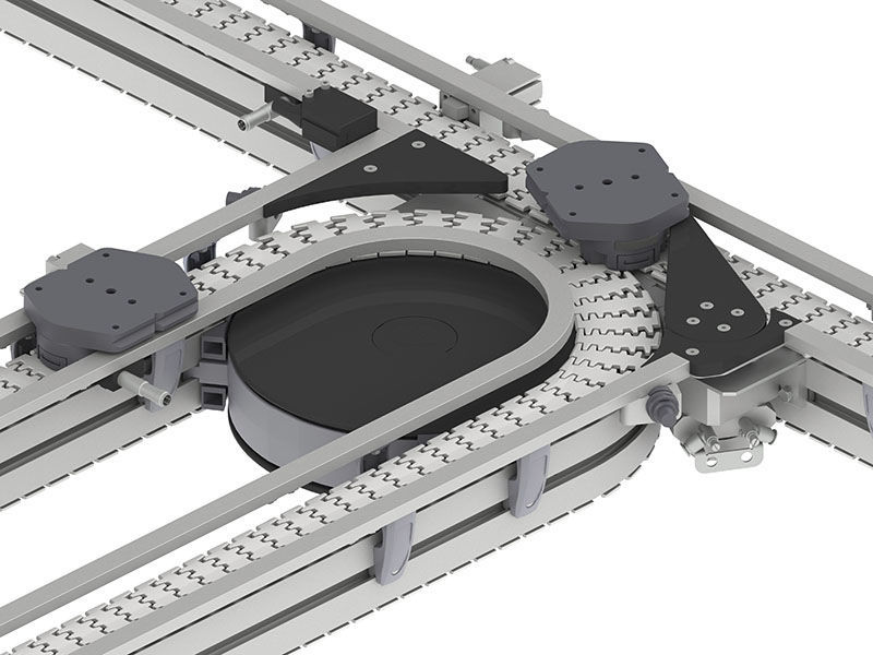 Transportador con cadena - X65P - FlexLink - horizontal / de transporte / de manipulación