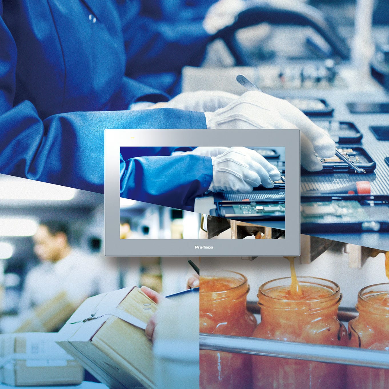 HMI con pantalla táctil - ET6000 series - Pro-face Deutschland GmbH - empotrable / 800 x 480 / ...