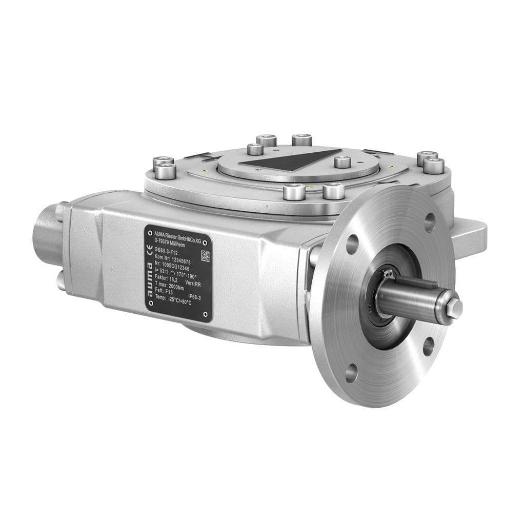 Reductor de tornillo sin fin - GS - AUMA - angular / con eje hueco ...