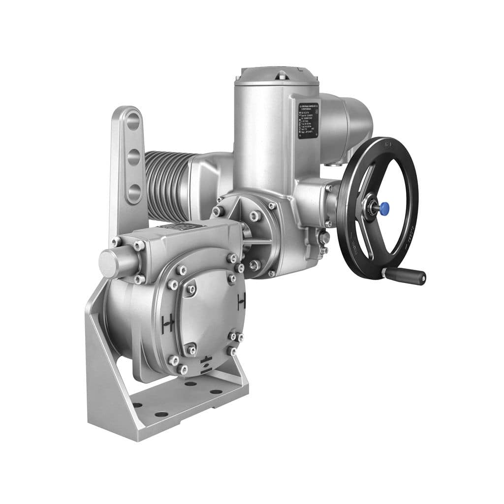 Reductor de tornillo sin fin - AUMA - angular / con eje hueco / > 10 kNm
