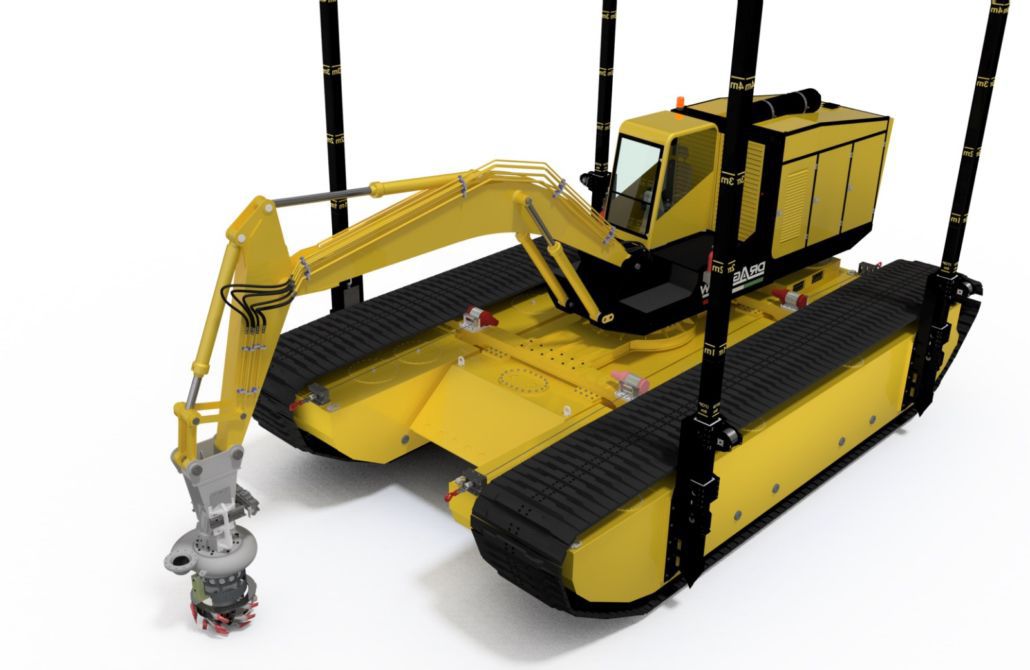 Draga anfibia - HY85/160 - DRAGFLOW