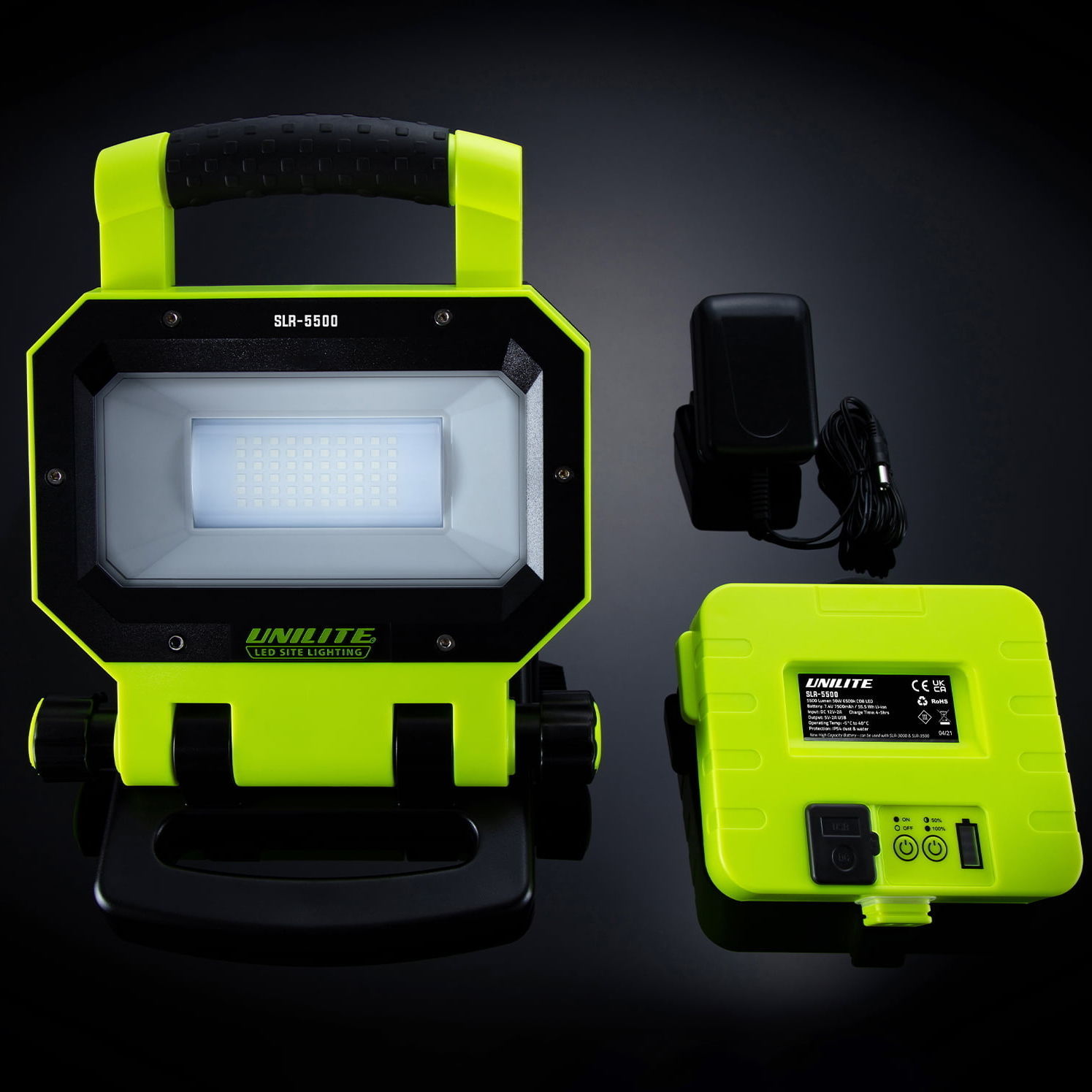 Lámpara de trabajo LED - SLR-5500 - Unilite - recargable / con batería ...