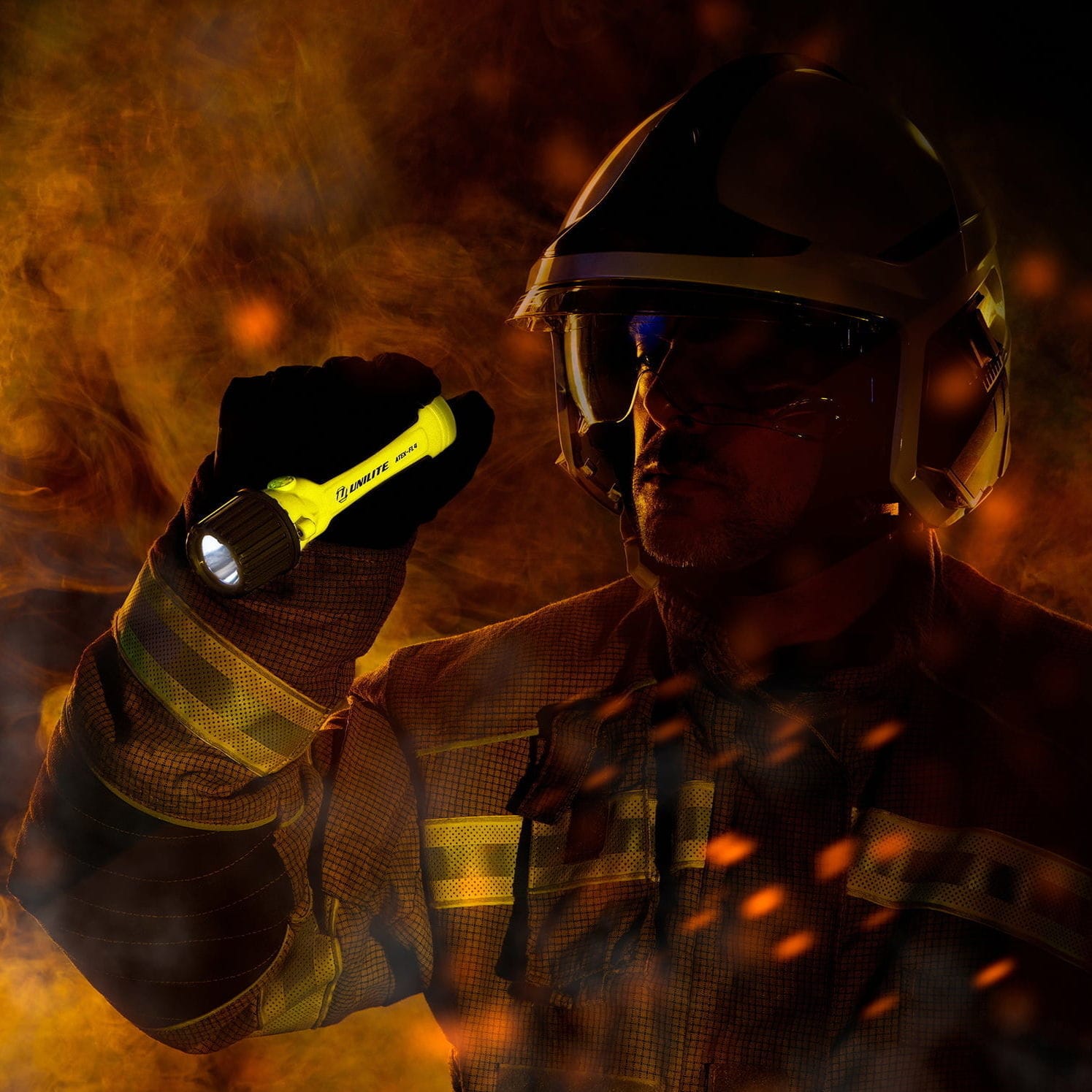 Linterna LED - FL4 - Unilite - ATEX / IP67 / sumergible