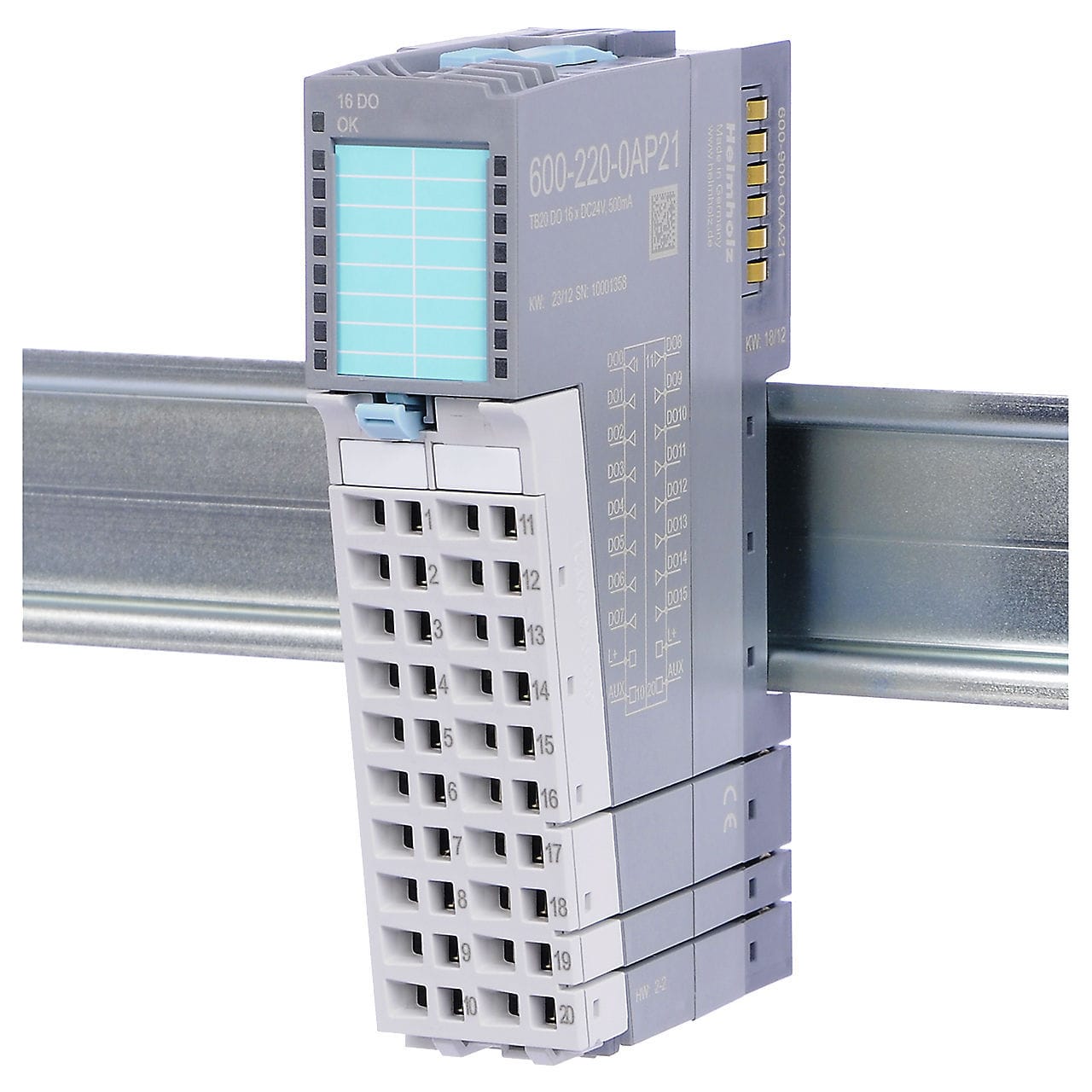 Módulo de salida digital - 600-220-0AP21 - Helmholz GmbH & Co. KG - 16 ...