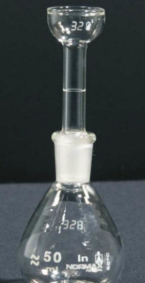 Picnómetro de vidrio - Normax - Fábrica de Vidro Científico