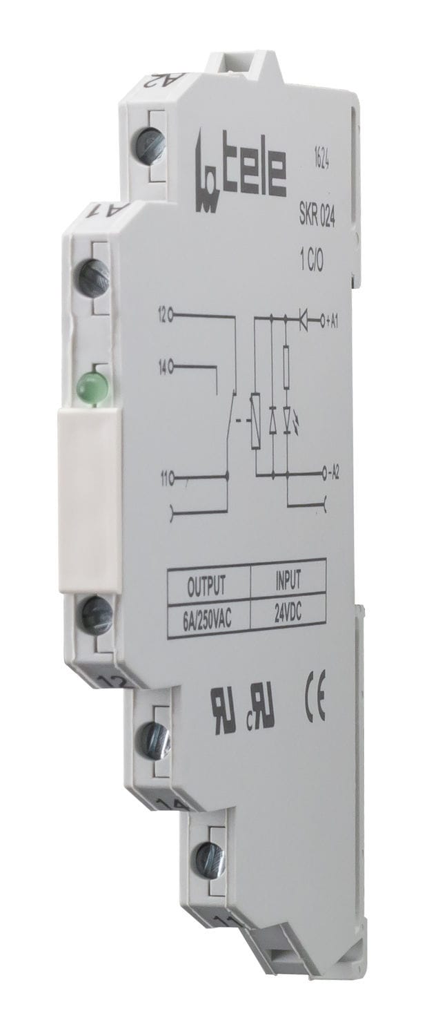 Relé electromecánico 24 Vcc - SKR PLC Relay - TELE Haase Steuergeraete ...
